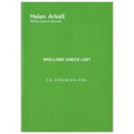 Spelling Checklist | Helen Arkell