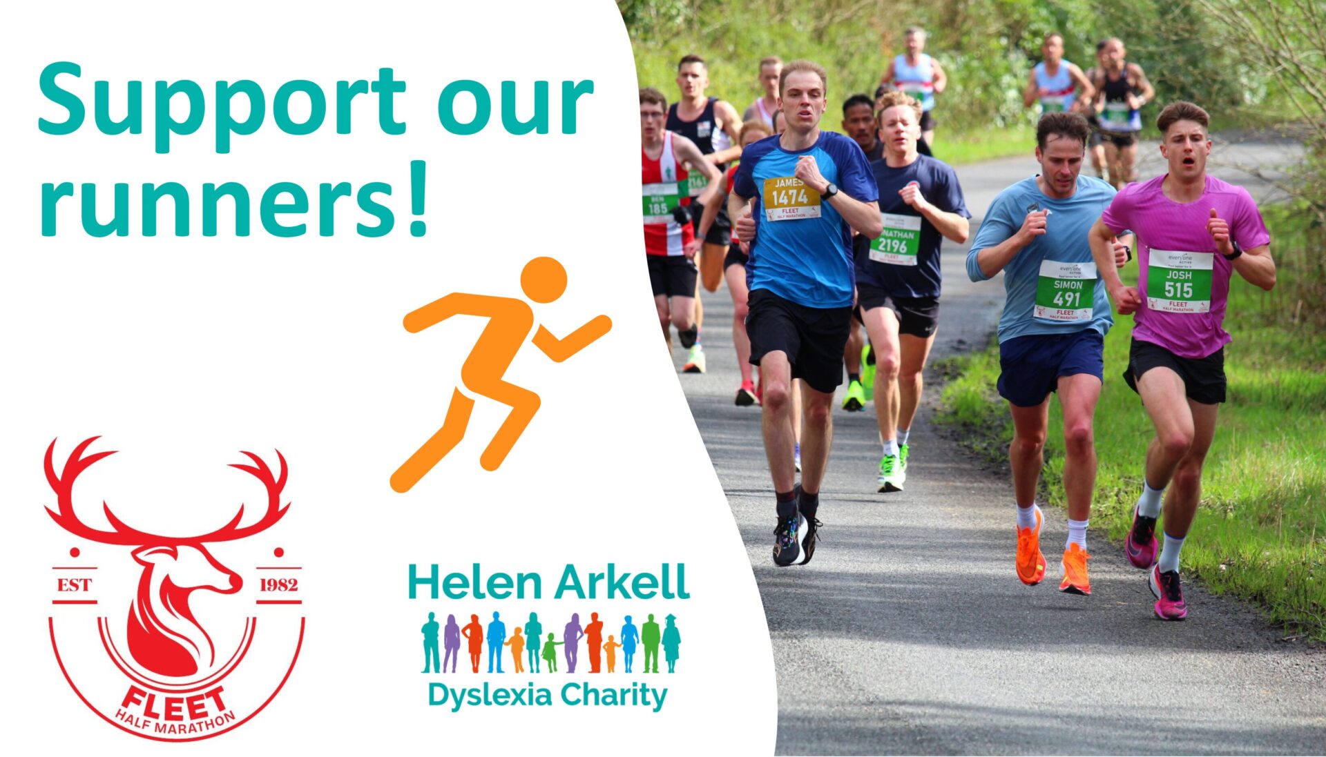 Good luck to our Fleet Half Marathon 2025 runners!